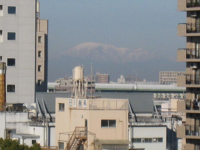 名古屋から見る伊吹山: JA9LSZ Blog