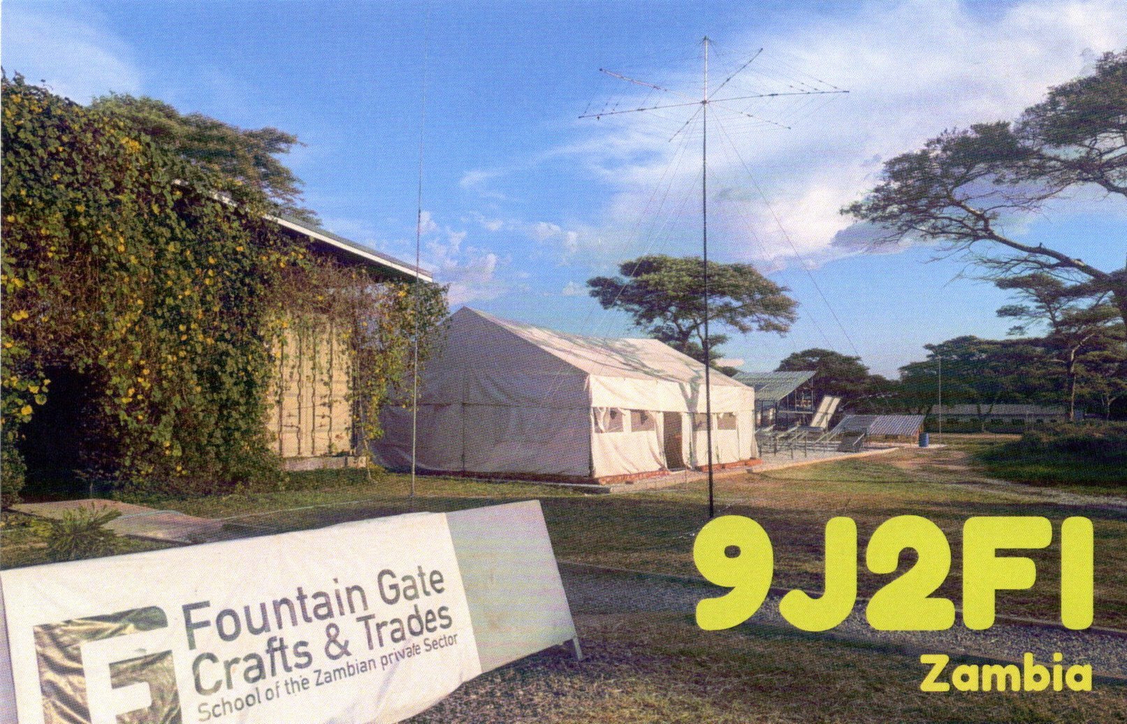 6mでQSOした9J2FI（Zambia）のQSLが到着: JA9LSZ Blog