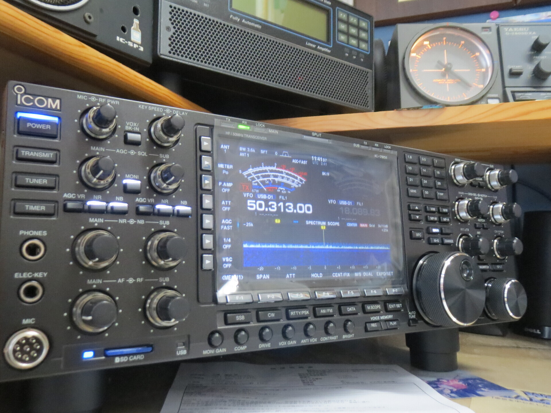 IC-7851修理完了 6mは北欧BigOPEN！: JA9LSZ Blog