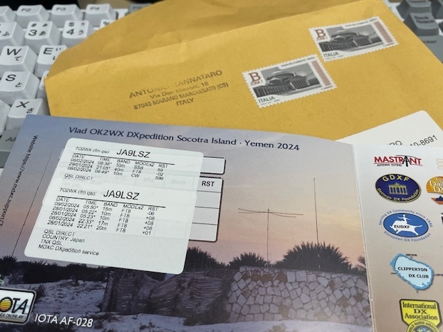 7O2WX（Yemen）のQSLが到着: JA9LSZ Blog